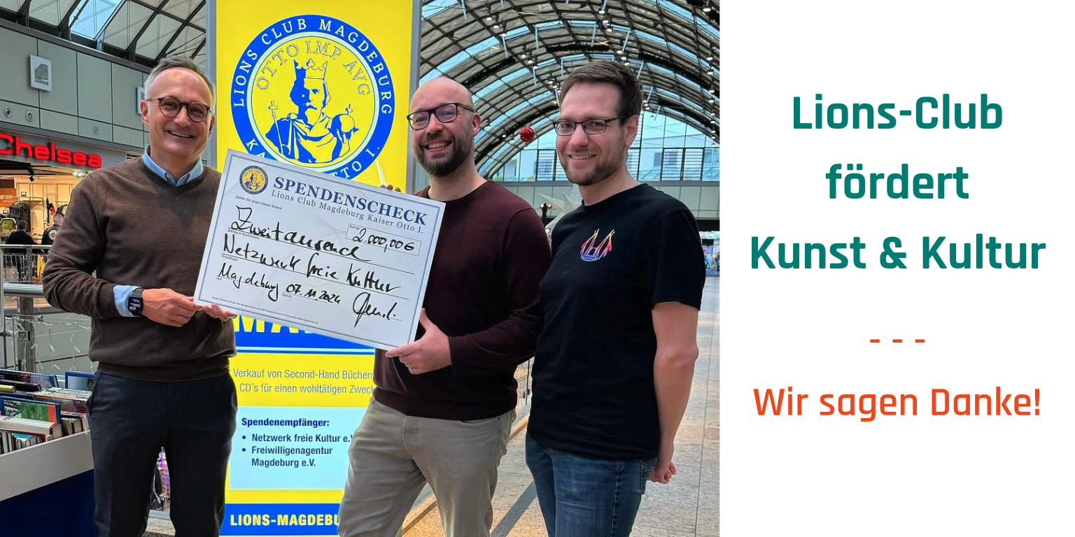 Lions Club Kaiser Otto I. fördert Kunst & Kultur - Netzwerk-Freie-Kultur.de